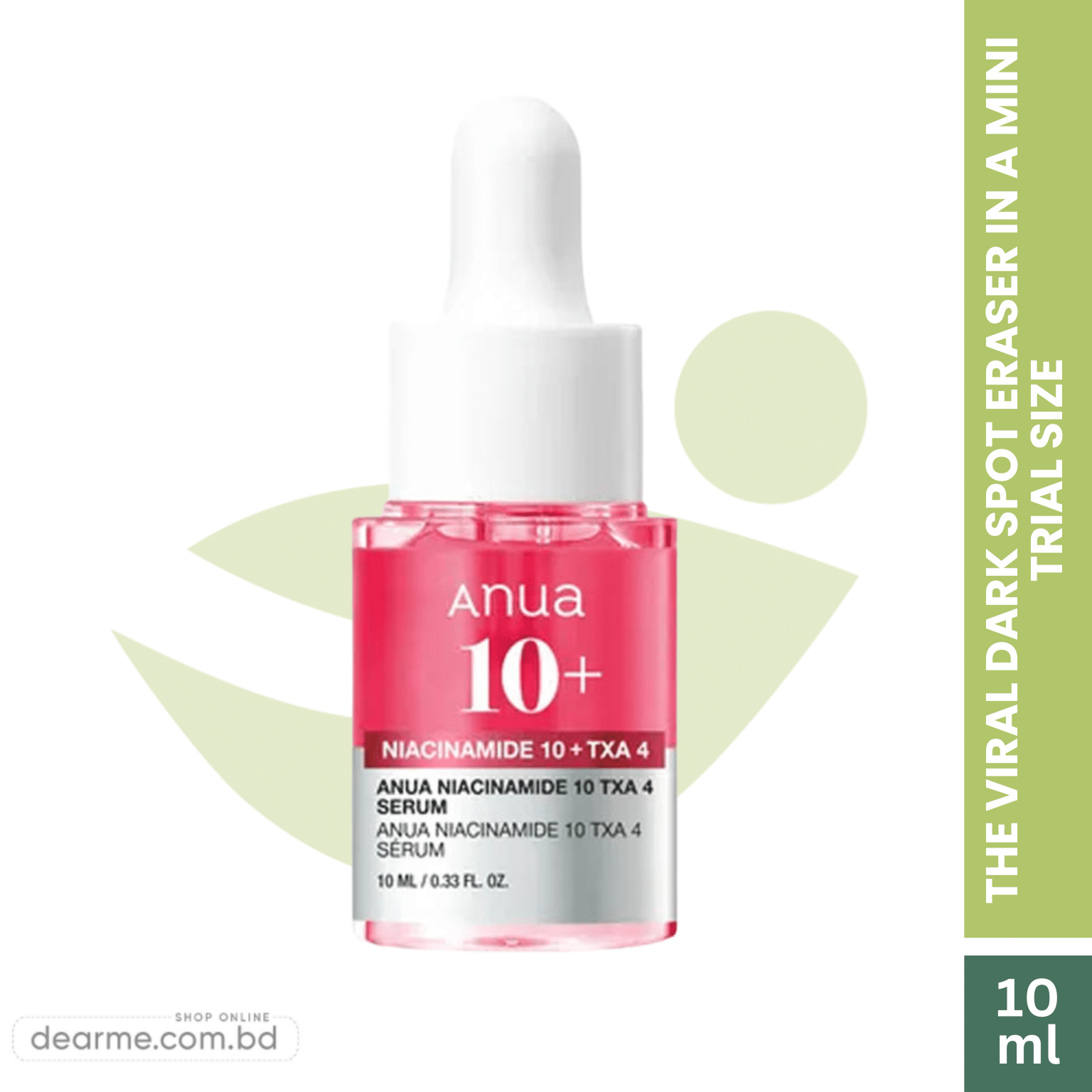 Buy Anua Niacinamide 10% + TXA 4% Serum 10ml (mini) | Online at Low ...